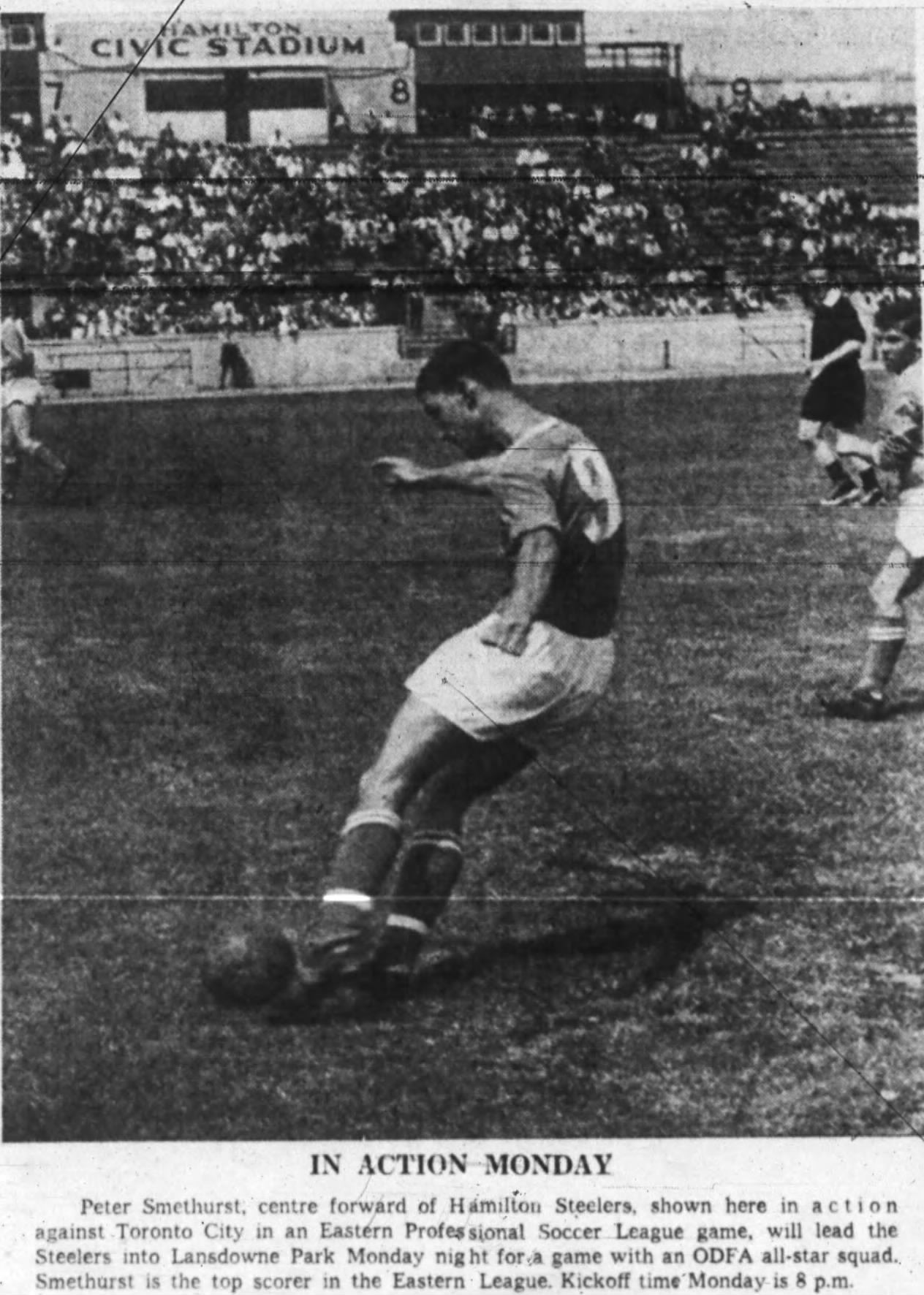 Peter Smethurst – Canadian National Soccer League History